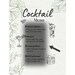 Editable Cocktail Menu Template, Printable Cocktail Menu, Editable ...