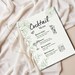 Editable Cocktail Menu Template, Printable Cocktail Menu, Editable ...
