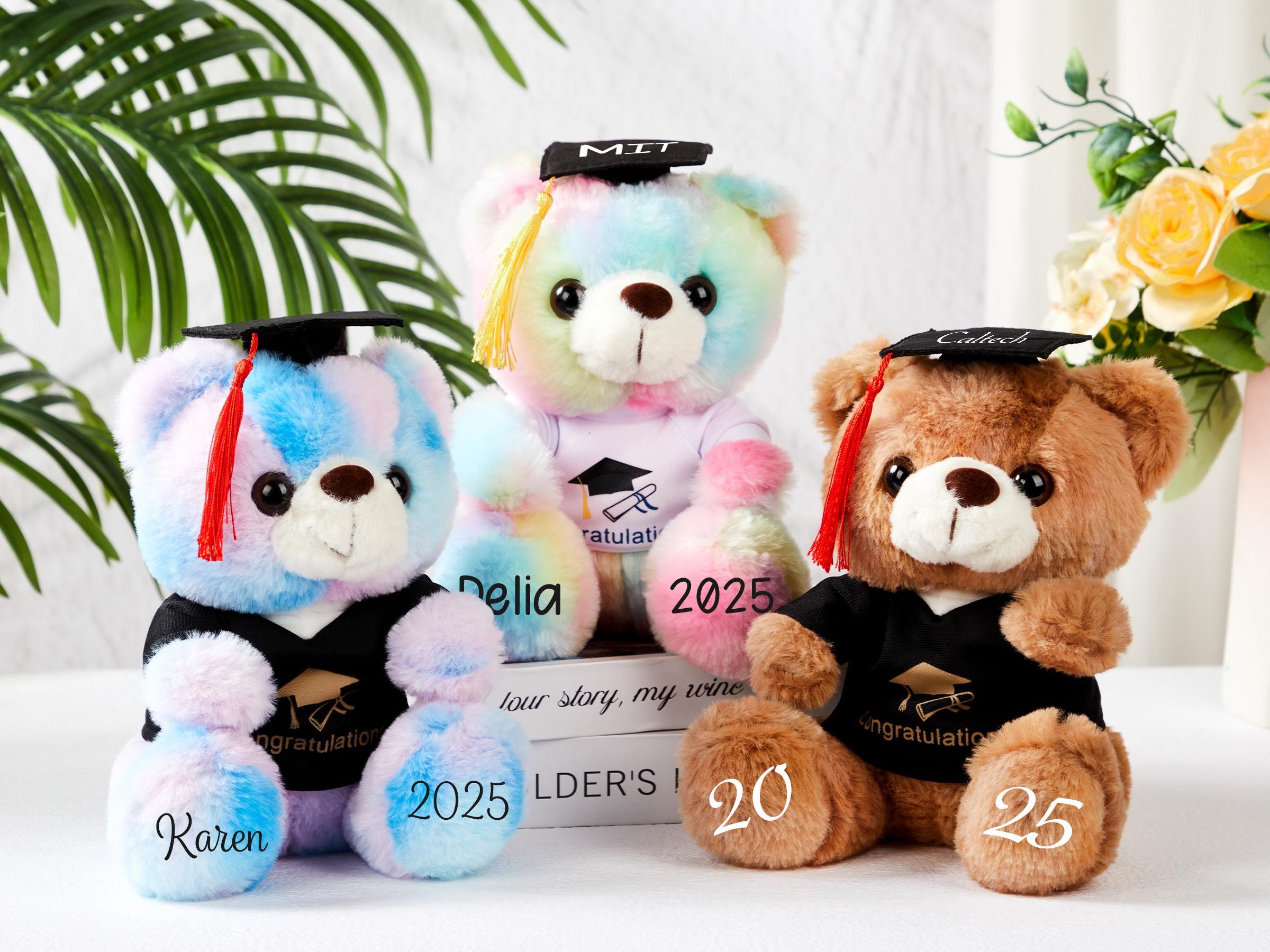 Personalized Graduation Bear,custom Graduation Bear With Name,2025 ...