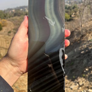 1I Rare Davis Creek Rainbow Obsidian Slab Preform for Lapidary or ...