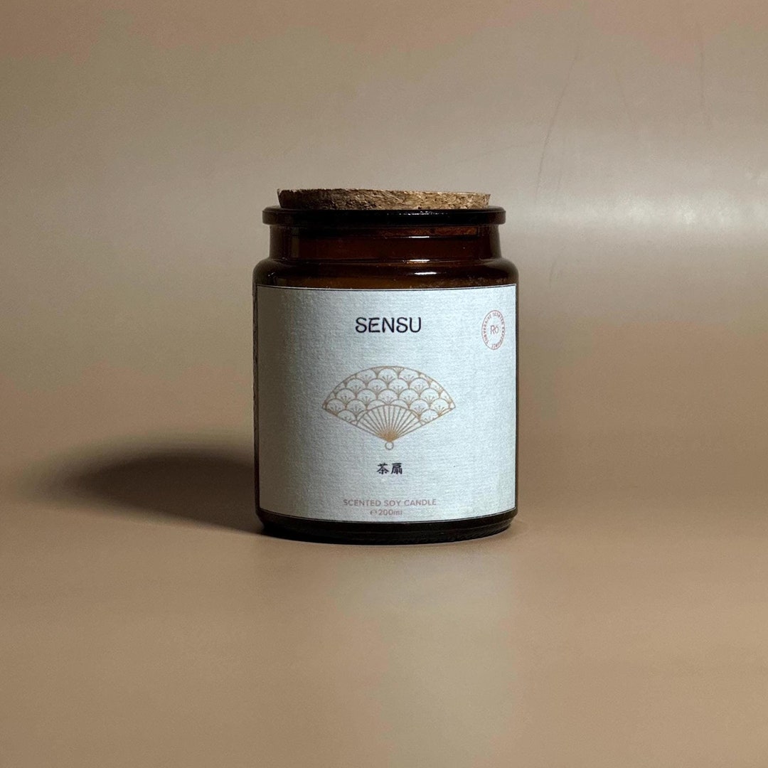 Sensu Candle • Tulip Flower & Yuzu Scented Candle • Japanese Citrus ...