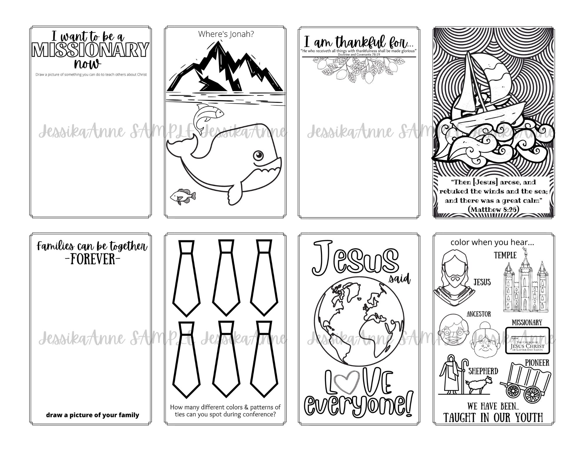 General Conference Activity Packet – 3-pack, Primary & Youth (digital ...