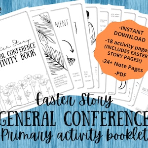 GENERAL CONFERENCE Jr PRIMARY Activity Packet Instant Download ...