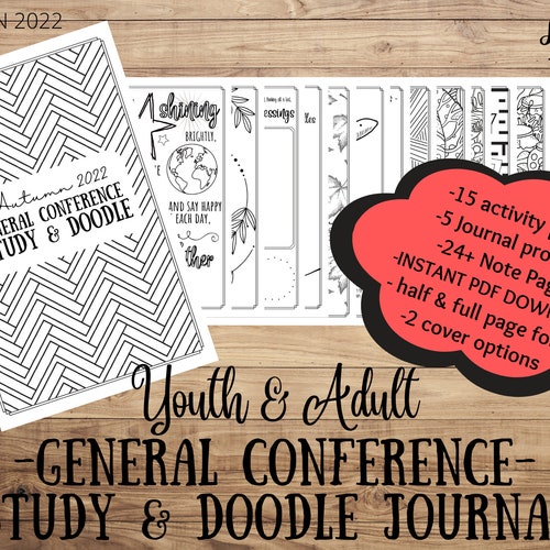 General Conference Activity Packet - Etsy