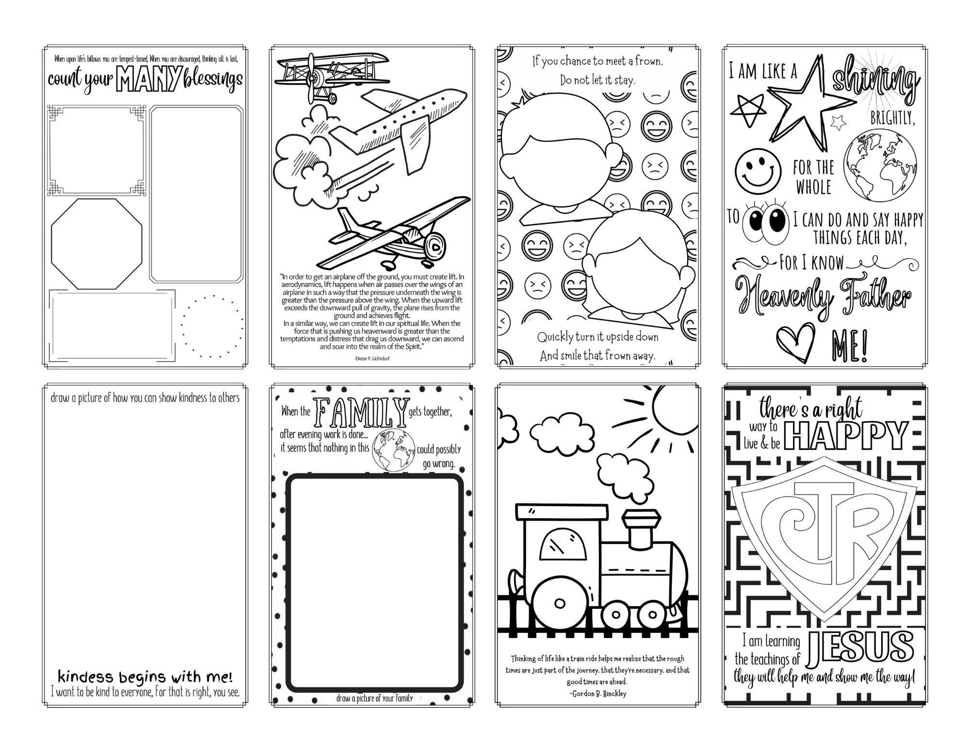 General Conference Activity Packet: Jr, Sr Primary, Youth & Adult (3 ...