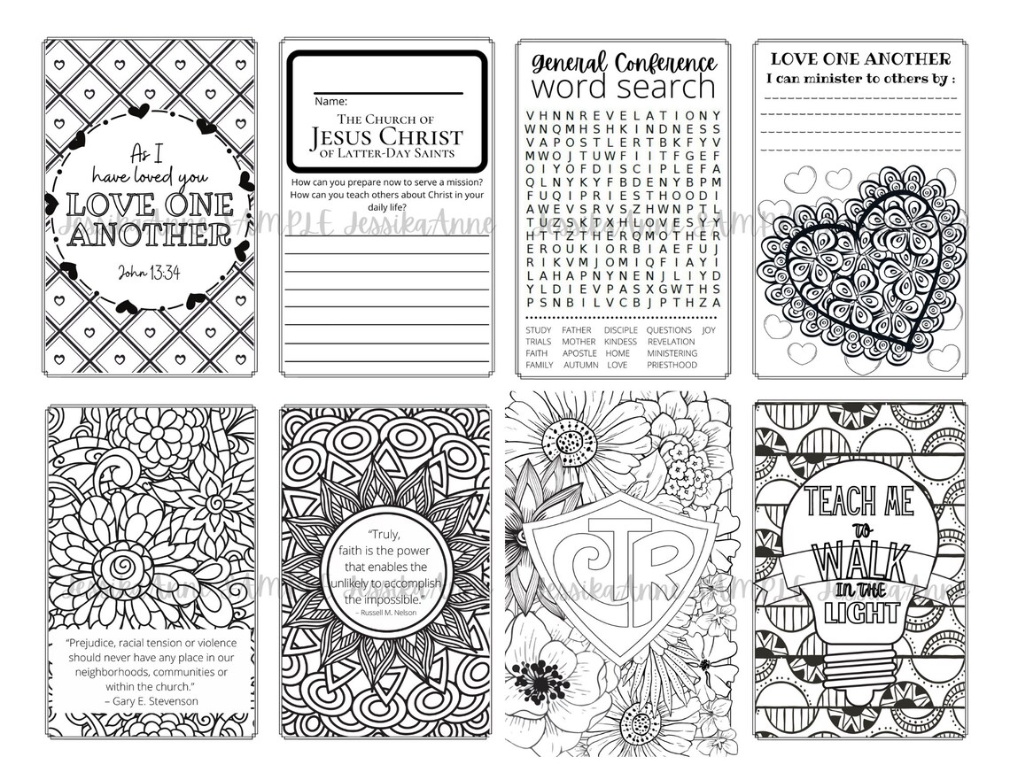 General Conference Activity Packet – 3-pack, Primary & Youth (digital ...