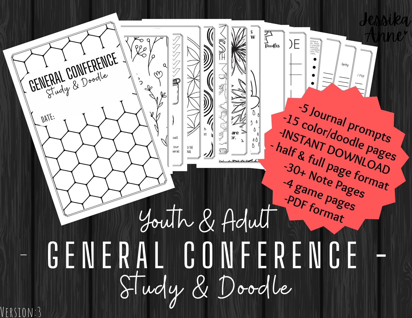 GENERAL CONFERENCE - Adult/youth Activity Packet Version 3 - Instant ...