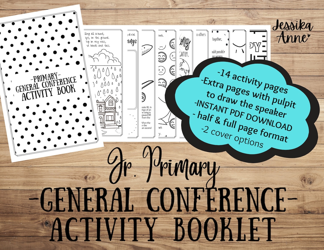 GENERAL CONFERENCE - Jr PRIMARY Activity Packet Version 2- Instant ...