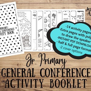 GENERAL CONFERENCE - Jr PRIMARY Activity Packet Version 2- Instant ...