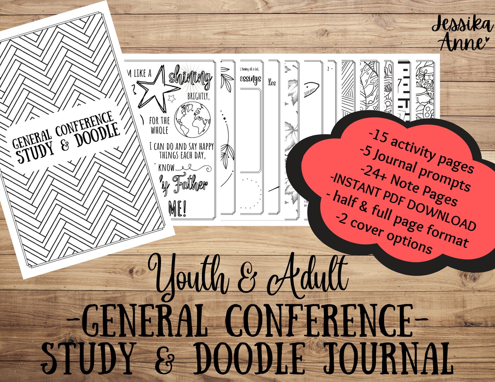 GENERAL CONFERENCE - Adult/youth Activity Packet Version 2 - Instant ...
