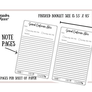GENERAL CONFERENCE - 3 Pack Activity Packet - Jr Primary - Senior ...