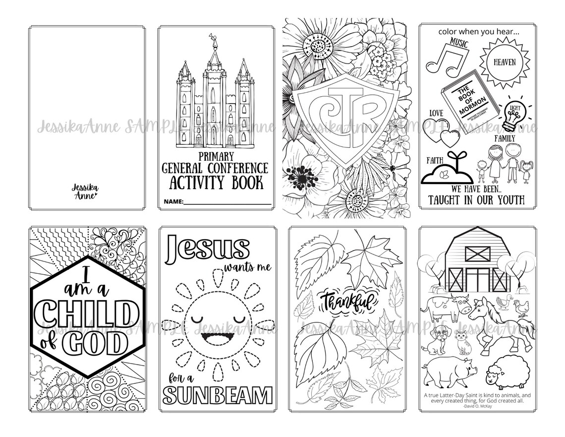 General Conference Activity Packet – 3-pack, Primary & Youth (digital ...