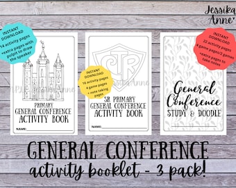GENERAL CONFERENCE Jr PRIMARY Activity Packet Instant Download ...