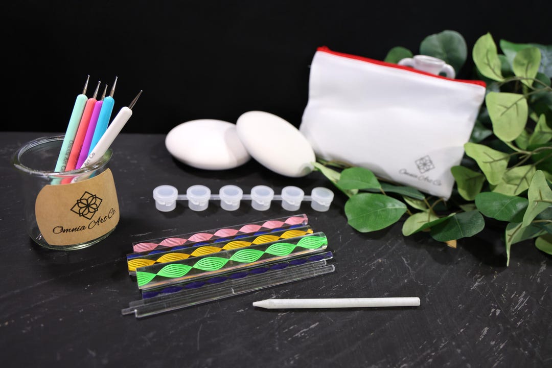 Beginner Mandala Painting Set (18 Pc) – Perfect for Mandala Rock Art ...