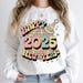 Happy New Year 2025 Retro Disco Ball PNG Festive Pastel Party Design ...