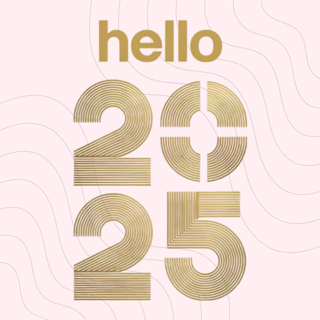 Hello 2025 Gold Metallic PNG Minimalist New Year Design Create ...