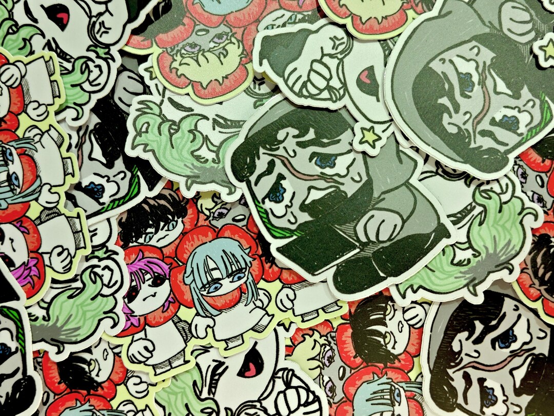 Alien Stage Stickers - Isaac. Dewey and the Children - Etsy UK