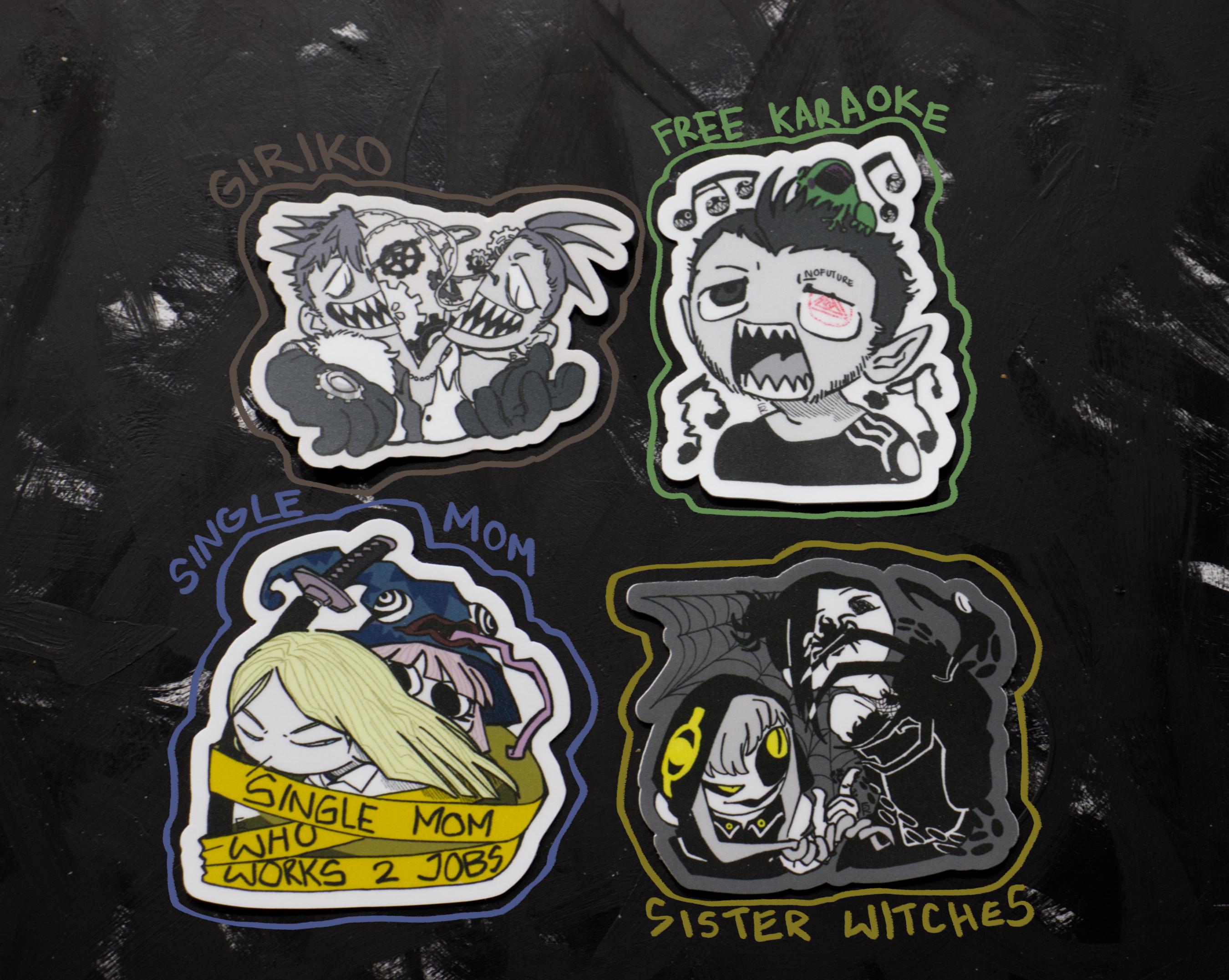 SOUL EATER Stickers - Witches - Etsy