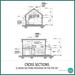 Cabin House Plans With Loft 21'x29' House Design Plan Set - Custom Tiny ...
