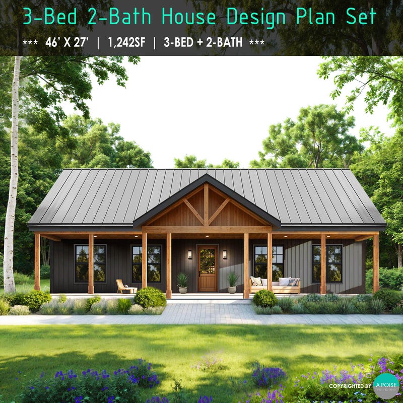 Tm Studio House Plans - Etsy