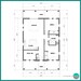 33'x38' House Plans 2bed 1bath House W/porch Floor Plans House Design ...