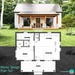 31'x21' Tiny House Plans 1bedroom House W/porch - House Floor Plans ...