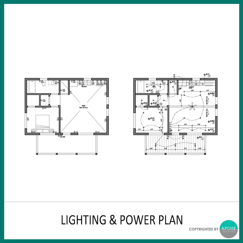 31'x21' Tiny House Plans 1bedroom House W/porch - House Floor Plans ...