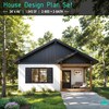 31'x21' Tiny House Plans 1bedroom House W/porch Floor Plans House Design Plans - Custom 651SF ...