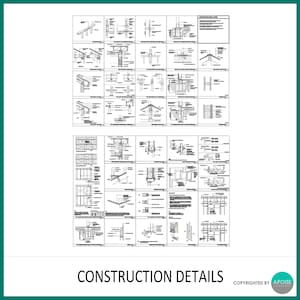 3bed 2bath 56'x27' Farmhouse Plans Blueprint - 1500 SF Ranch House Plan - Cottage Custom Home ...