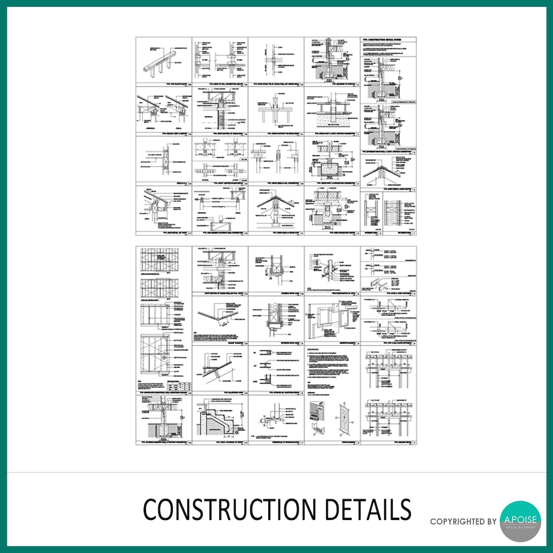 21'x32' House Plans - Loft Cabin Plan Blueprint, Small House Floor Plan ...