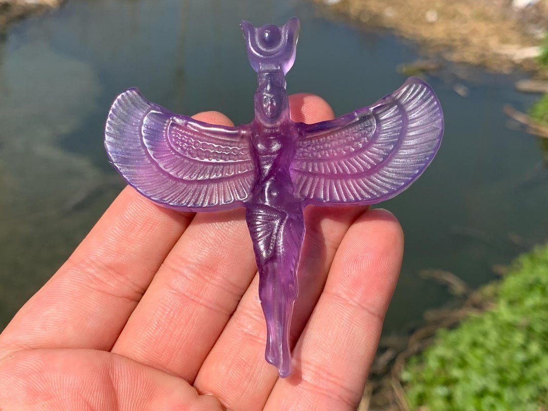3''+ Natural Purple Fluorite Quartz,quartz Crystal,crystal Angel,angel ...