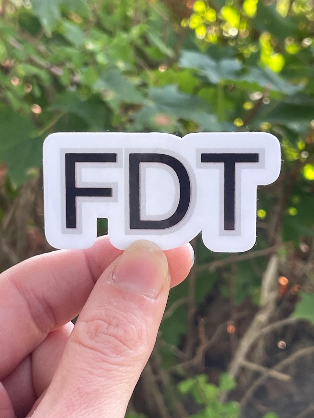 Vinyl Sticker "fdt" Fuck Donald Trump Anti Trump Sticker - Etsy