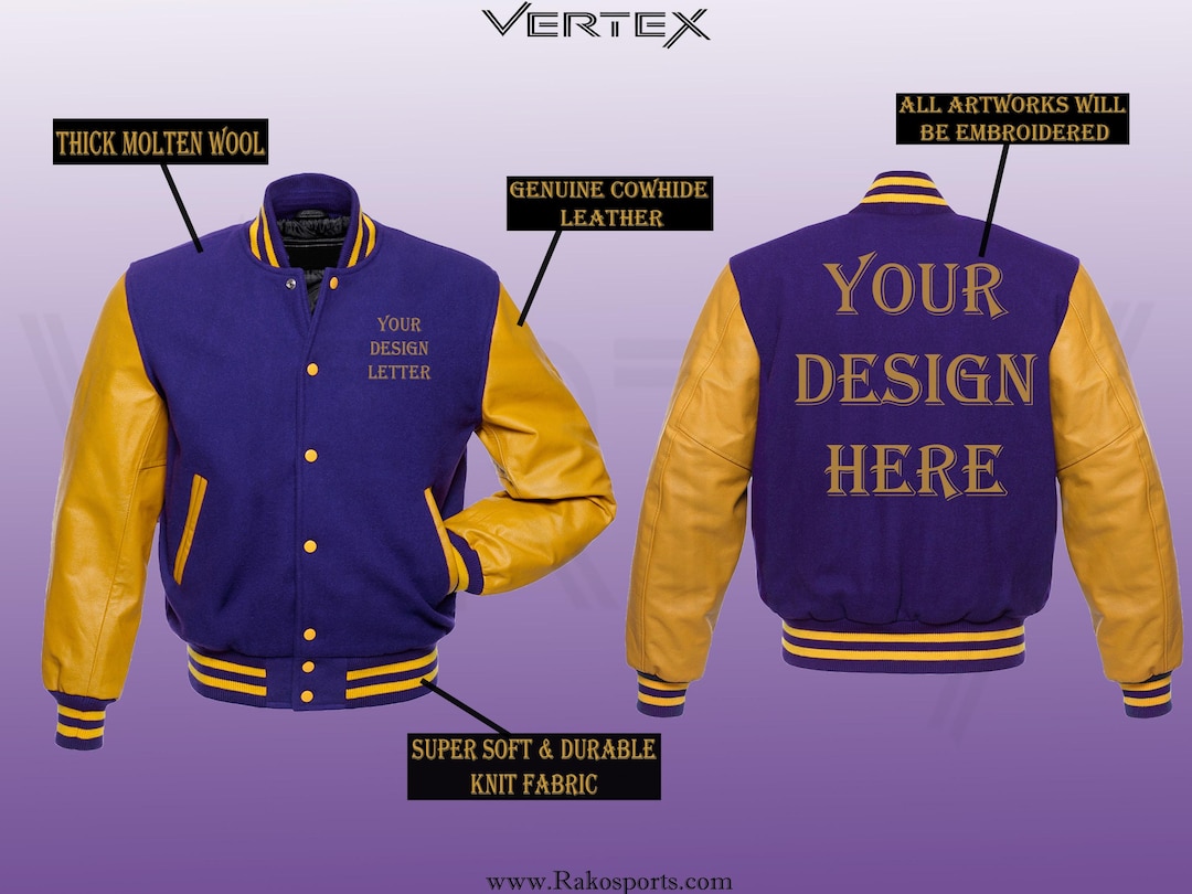 Custom Vintage Varsity Jackets, Personalized Letterman, College ...