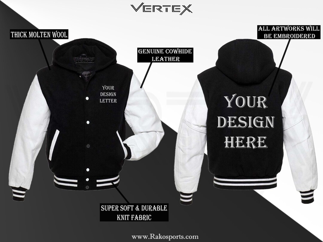 Custom Wool Varsity Jacket, Personalized Letterman Jacket - Etsy