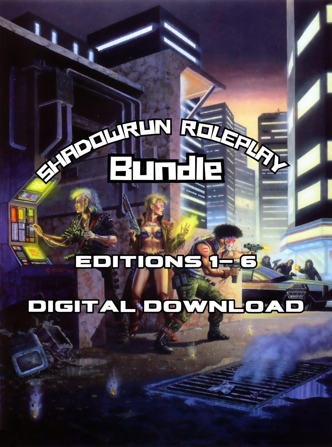 Shadowrun RPG Digital PDF Collection Editions 1 - 6 - 7+ GB - Etsy