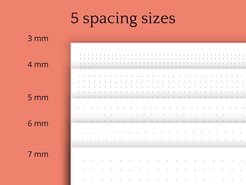 Dotted Paper With Margins Printable Pdfs A4 & Letter | Instant Download ...