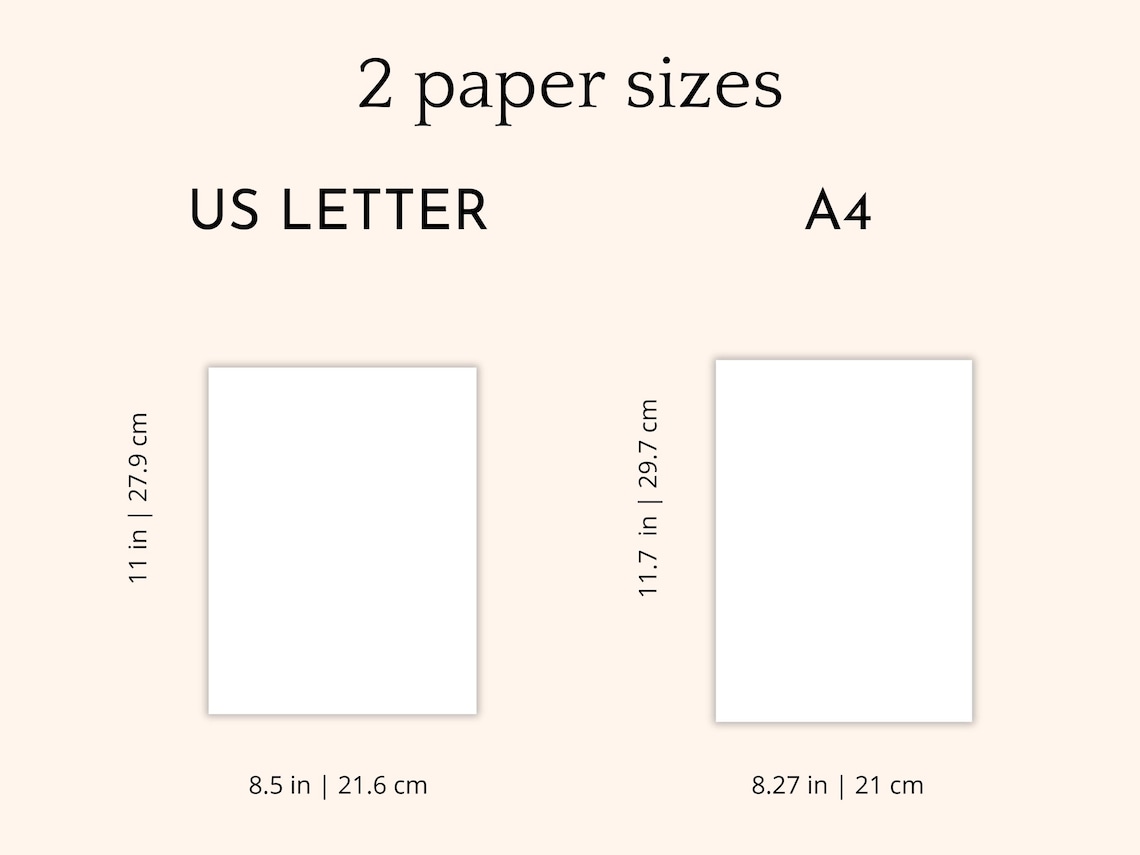 Dotted Paper With Margins Printable Pdfs A4 & Letter | Instant Download ...