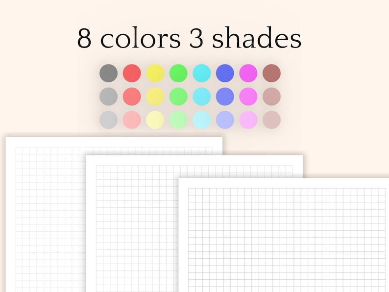 Hobonichi Grid With Margins Printable Paper Pdfs A4 & Letter | Instant ...