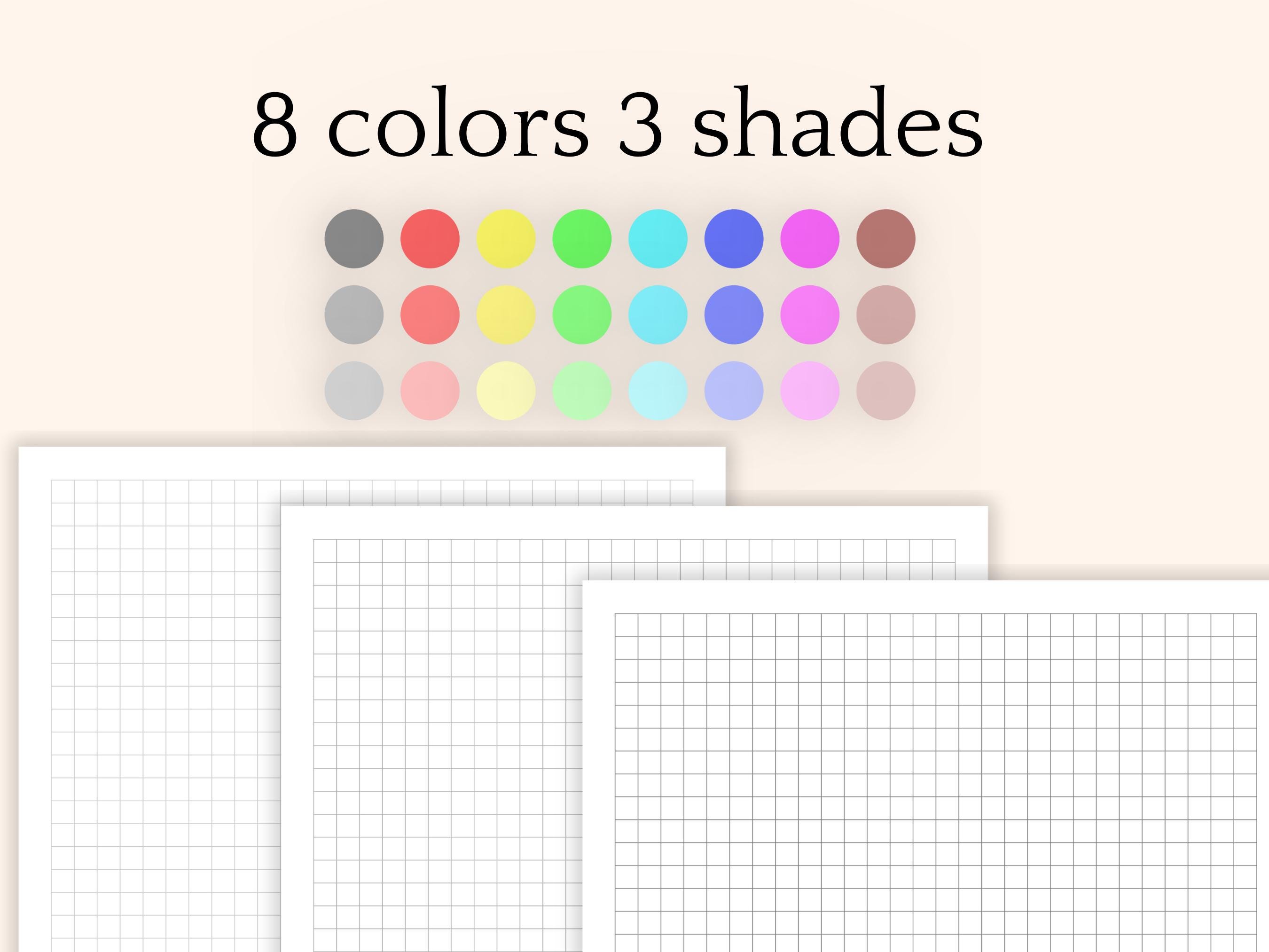 Graph Paper With Margins Printable Pdfs A4 & Letter | Instant Download ...