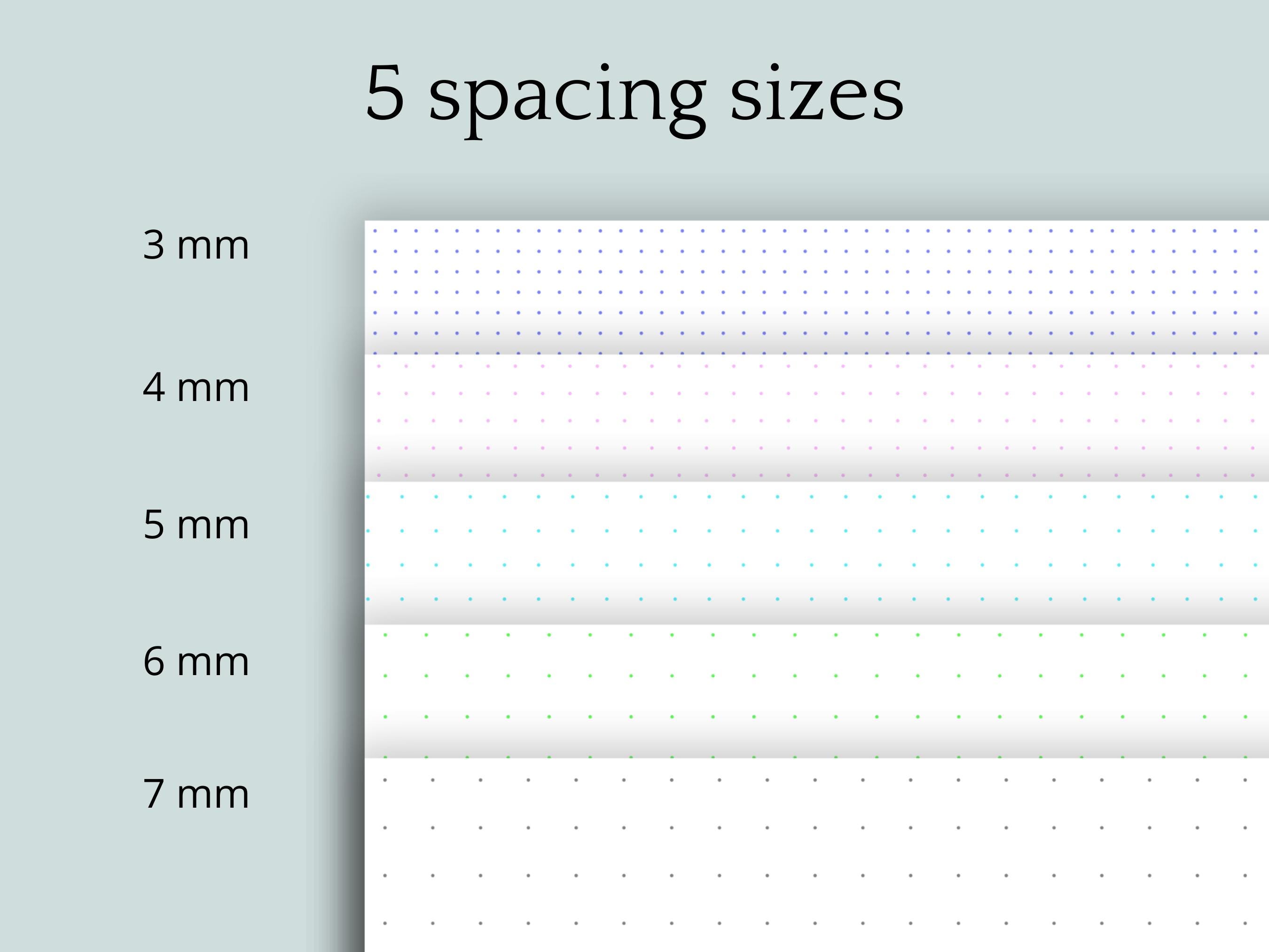 Dotted Paper Borderless Printable Pdfs A4 & Letter | Instant Download ...