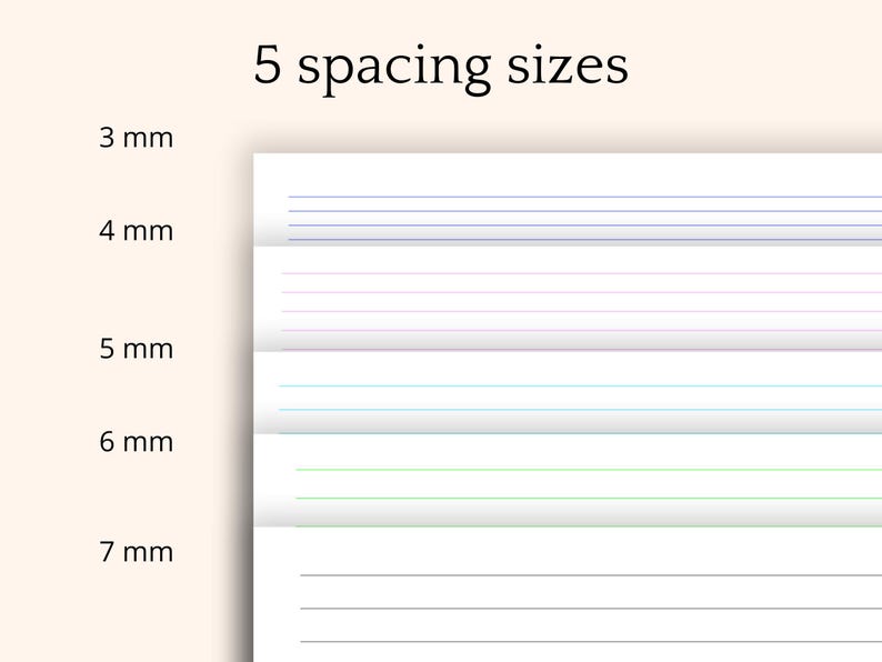 Lined Paper With Margins Printable Pdfs Portrait Landscape A4 & Letter ...