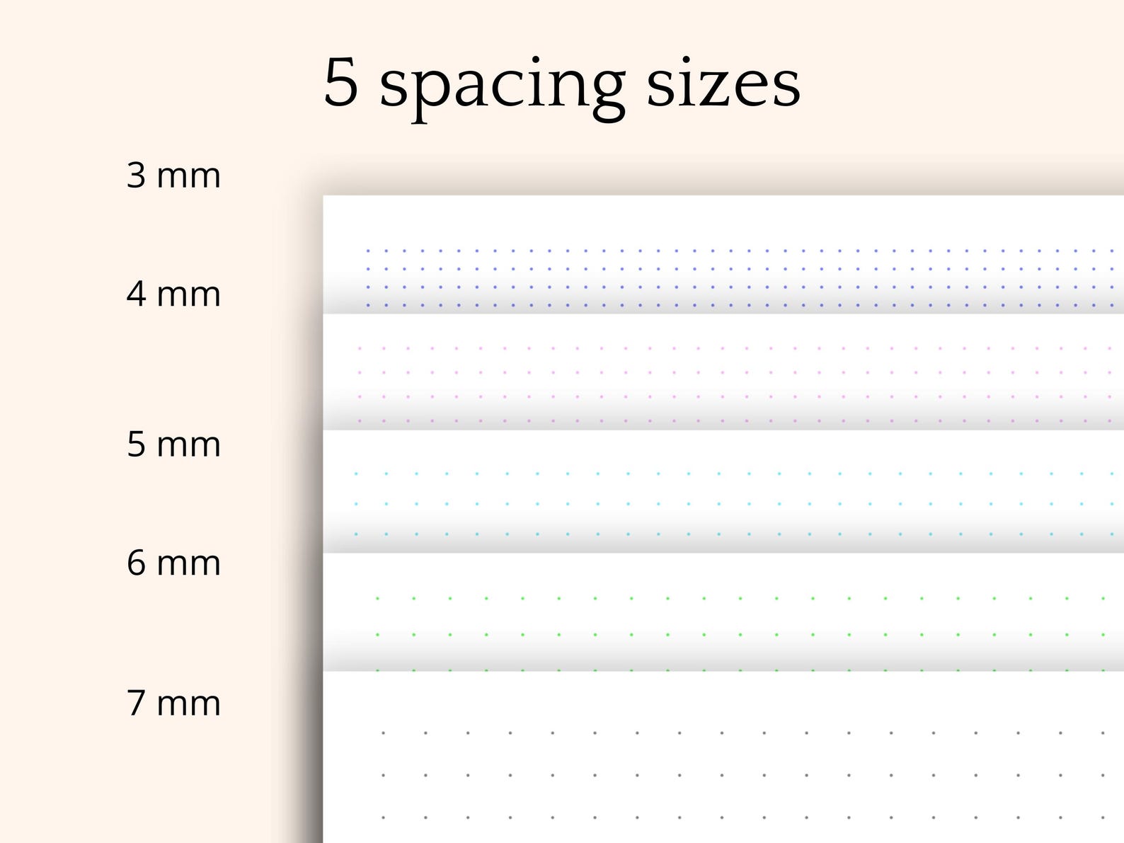 Dotted Paper With Margins Printable Pdfs A4 & Letter | Instant Download ...