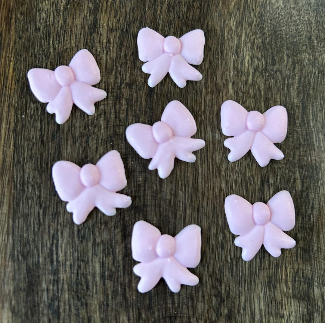 20 Edible Sugar Decor Bow Transfers. Cookie, Cake, Cupcake Decor ...