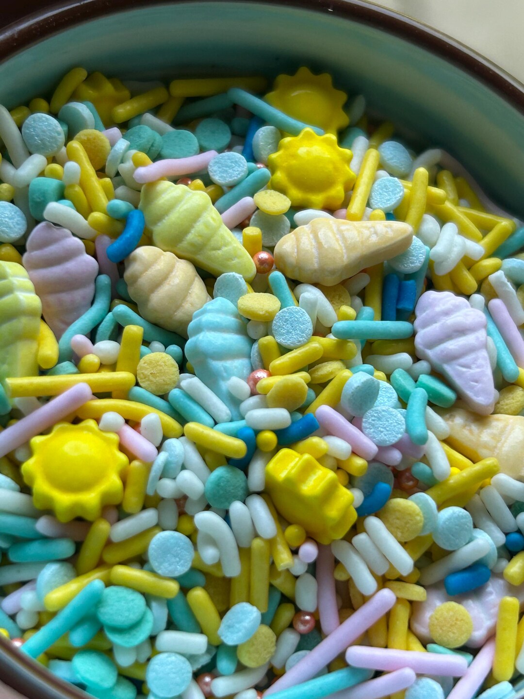 Ice Cream Party Sugar Sprinkle Mix. Summer Themed Sprinkles. Ice Cream ...
