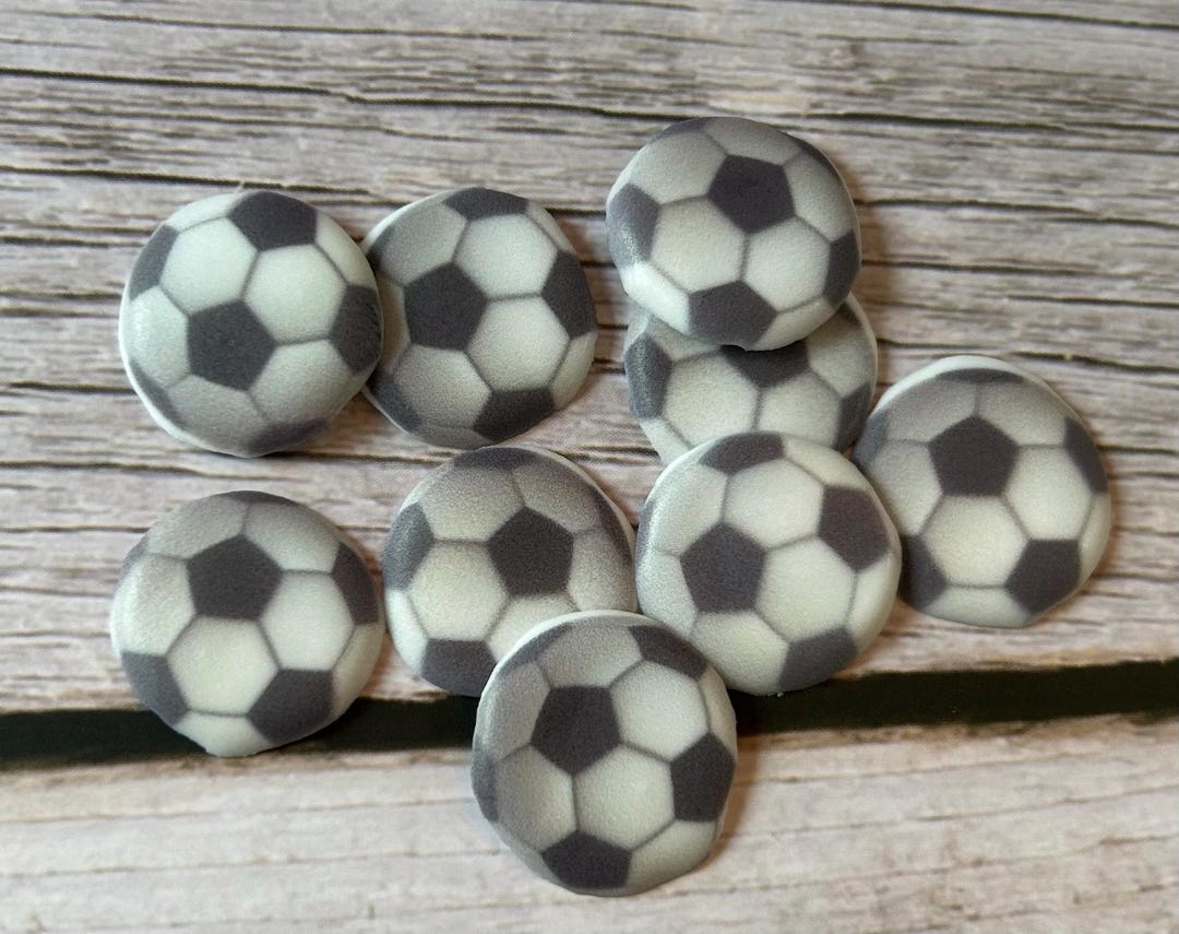 20 Sugar Decor Soccer Balls, Sugar Soccer Ball, Mini Soccer Balls ...