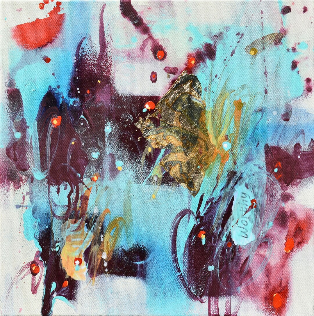 Mystical Shade - Abstract Art - 12 X 12 IN / 30 X 30 CM - Abstract ...