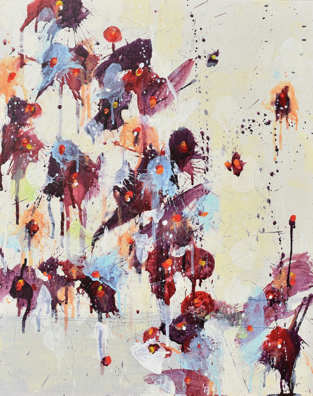 Fleur De Vérité (flower of Truth) - 16 X 20 IN / 41 X 51 CM - Abstract ...