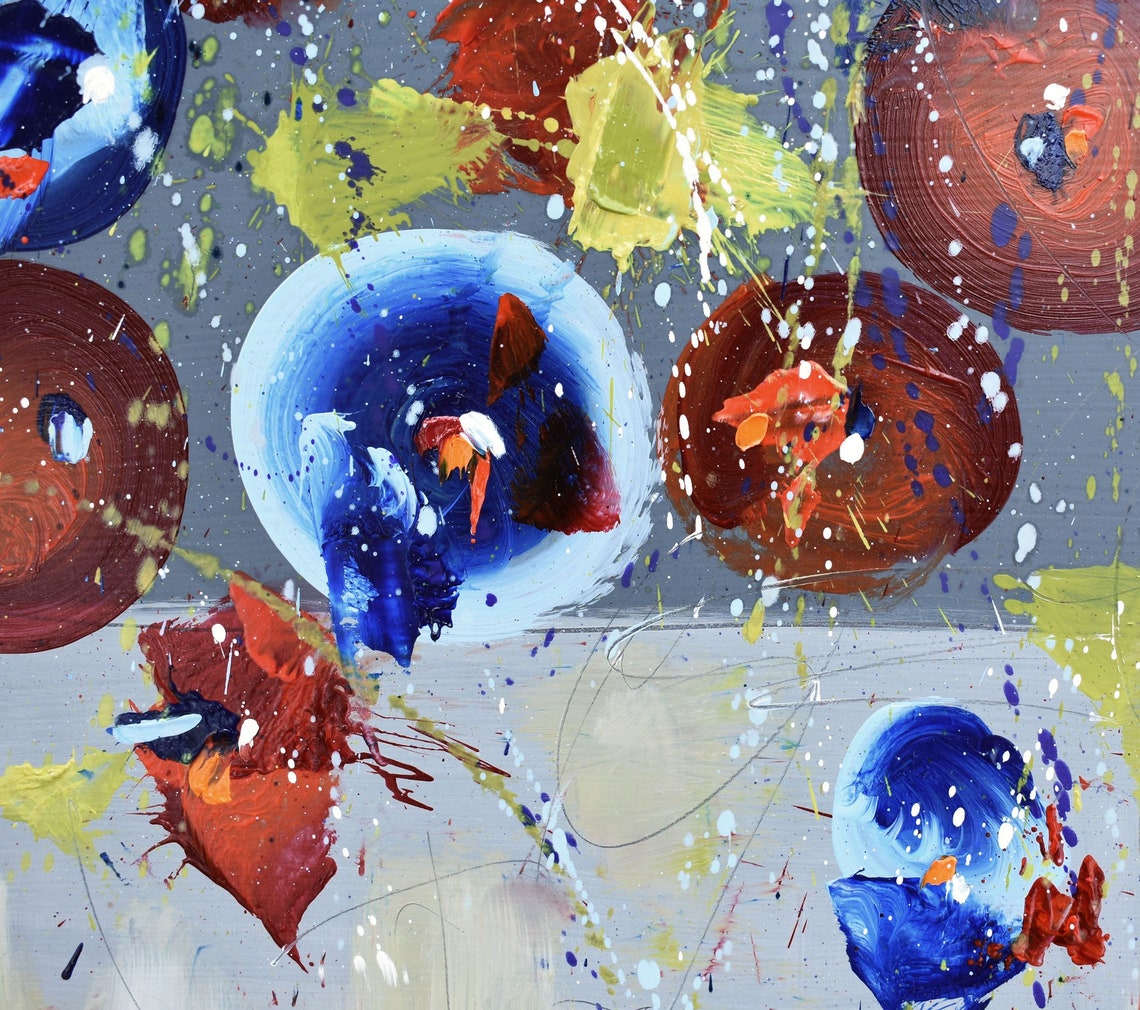 Full of Daring-abstract Oil Painting - Etsy