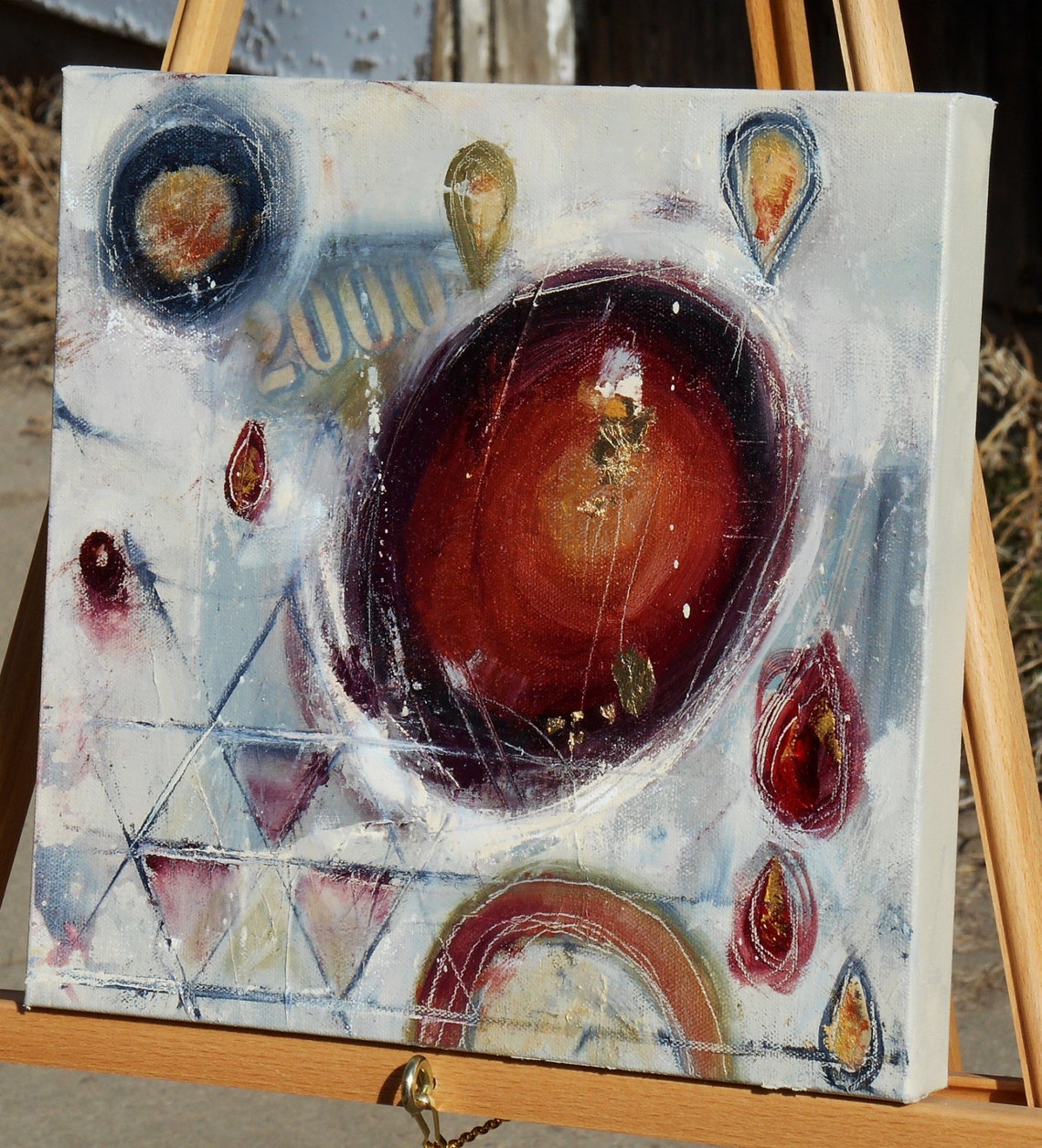 Welcome to the Future-abstract Oil Painting - Etsy