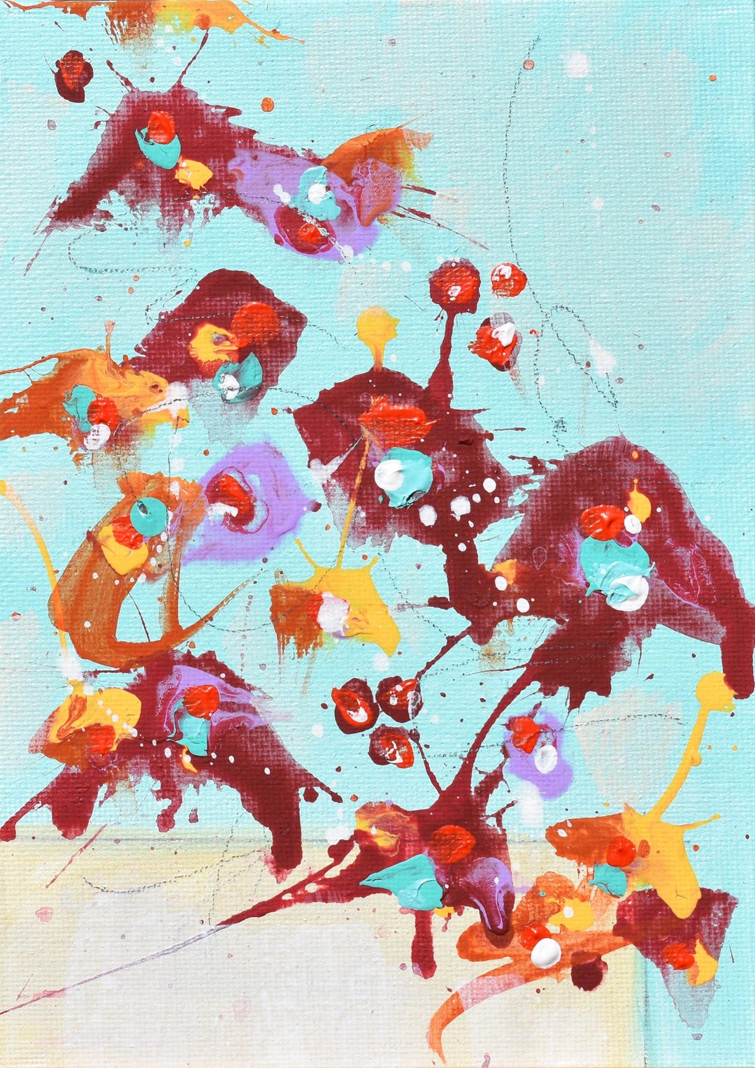 Fleurs De La Nouvelle Lune (flowers of the New Moon) - 5 X 7 IN / 13 X ...